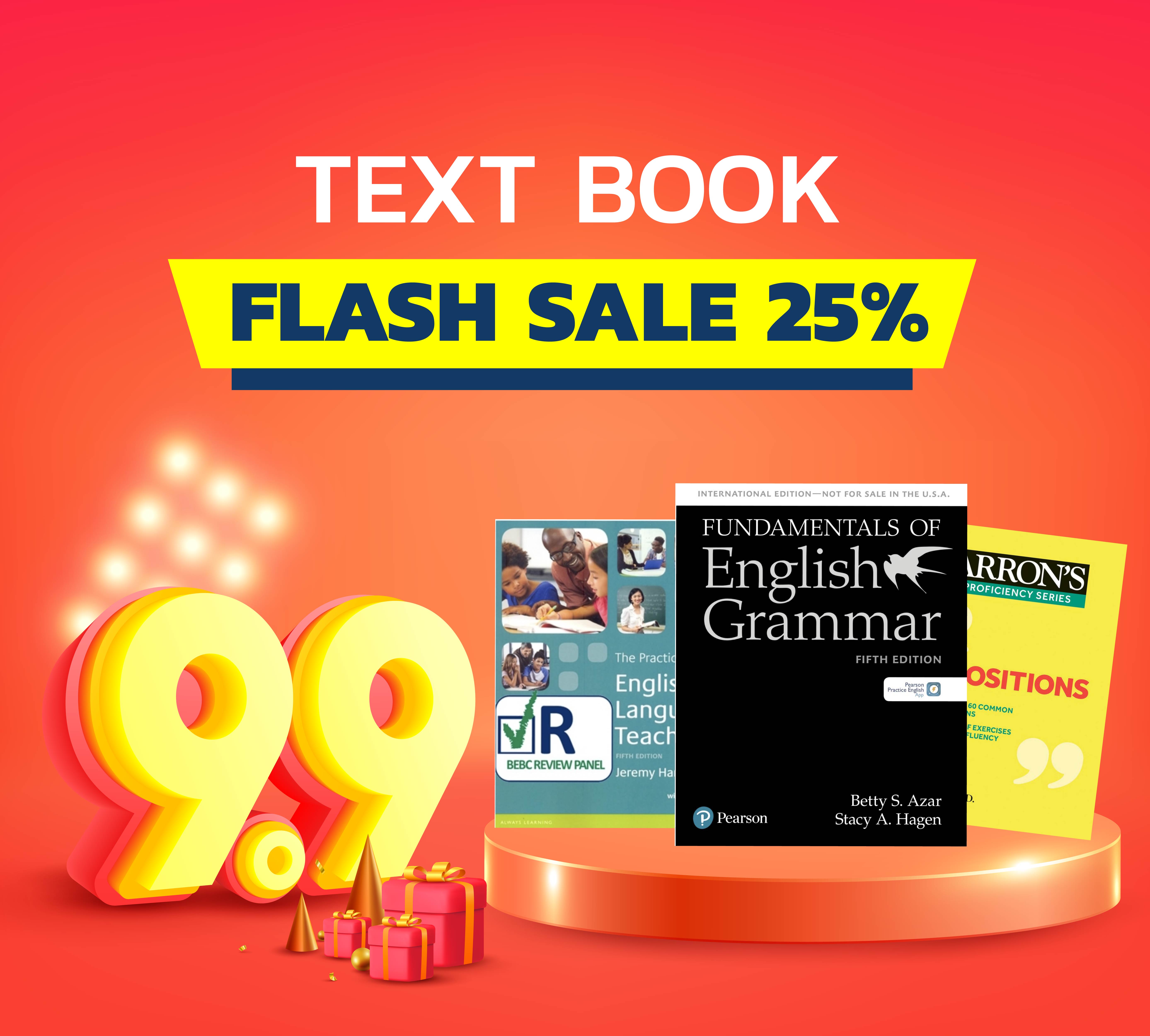 9.9 Text Book Flash Sale