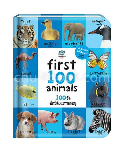 100 ชื่อสัตว์ตัวแรกของหนู (FIRST 100 ANIMALS) (สองภาษา ไทย-อังกฤษ) (ปก ...