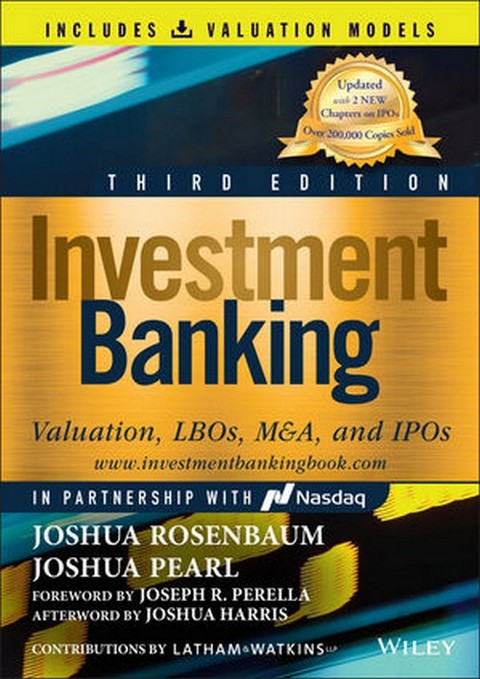 INVESTMENT BANKING: VALUATION, LBOS, M&A, AND IPOS (BOOK + VALUATION MODELS) | ศูนย์หนังสือจุฬาฯ
