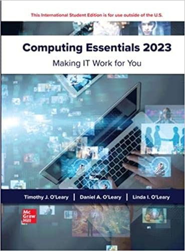 COMPUTING ESSENTIALS 2023 (ISE) | ศูนย์หนังสือจุฬาฯ