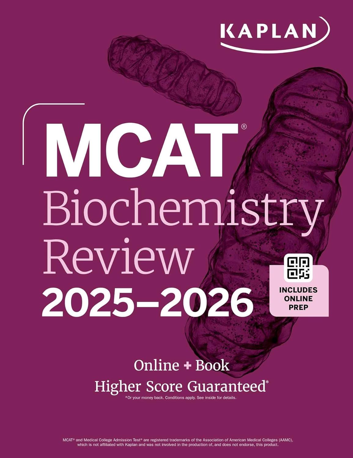 MCAT BIOCHEMISTRY REVIEW 2025-2026: ONLINE + BOOK (KAPLAN TEST PREP ...