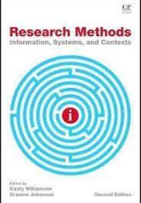 RESEARCH METHODS: INFORMATION, SYSTEMS, AND CONTEXTS | ศูนย์หนังสือจุฬาฯ