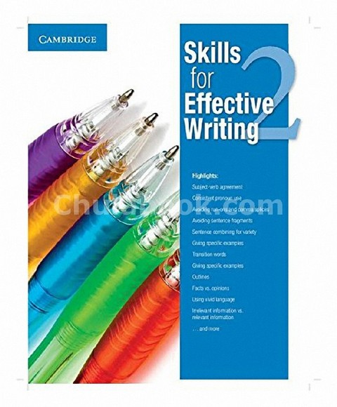 SKILLS FOR EFFECTIVE WRITING 2: STUDENT'S BOOK | ศูนย์หนังสือจุฬาฯ