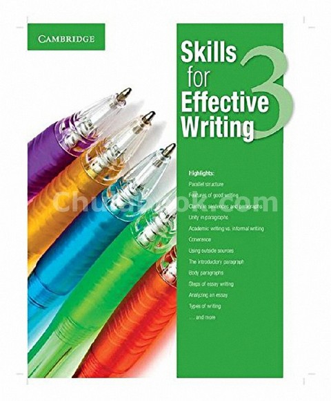SKILLS FOR EFFECTIVE WRITING 3: STUDENT'S BOOK | ศูนย์หนังสือจุฬาฯ
