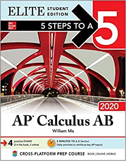 5 STEPS TO A 5: AP CALCULUS AB 2020 (ELITE STUDENT EDITION) | ศูนย์ ...