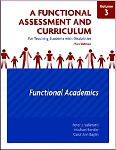 A FUNCTIONAL ASSESSMENT & CURRICULUM FOR TEACHING STUDENTS WITH ...
